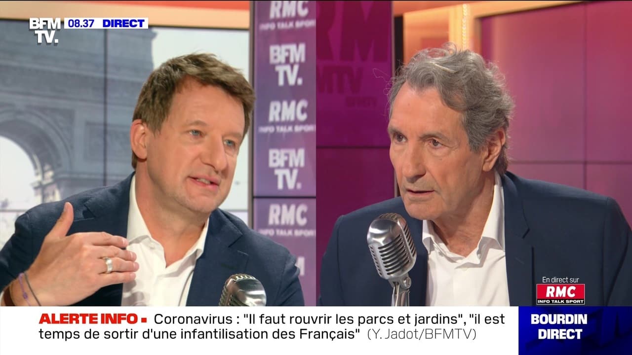 Yannick Jadot face à Jean-Jacques Bourdin en direct - 27/05