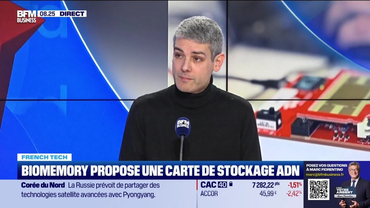 French Tech : Biomemory, de l'ADN pour stocker les données - 06/01