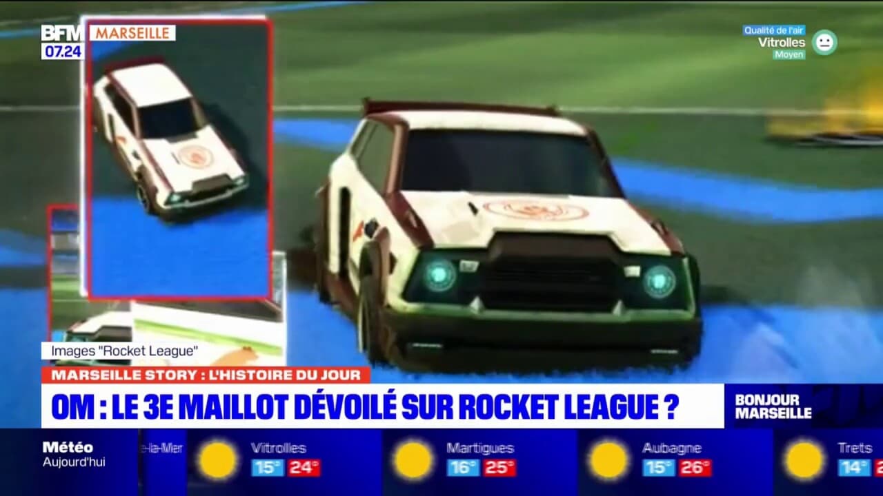 Marseille story: le troisième maillot de l'OM dévoilé sur Rocket league? Marseille story: le troisième maillot de l'OM dévoilé sur Rocket league?