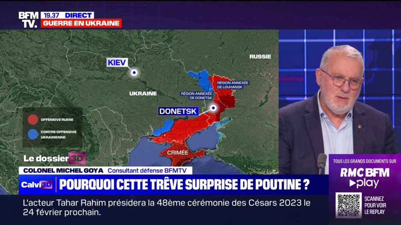 Michel Goya sur la guerre en Ukraine: "Sur le terrain, un cessez-le-feu ...