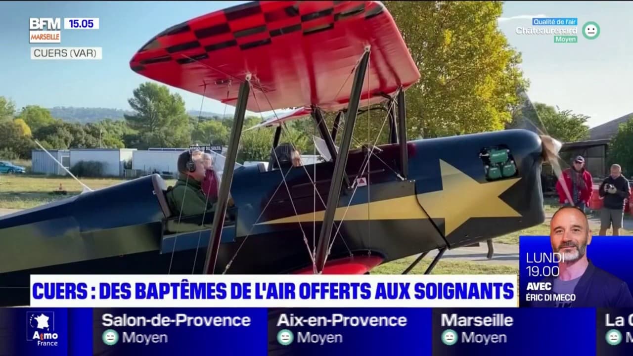 Var: des baptêmes de l'air offerts aux soignants Var: des baptêmes de l'air offerts aux soignants