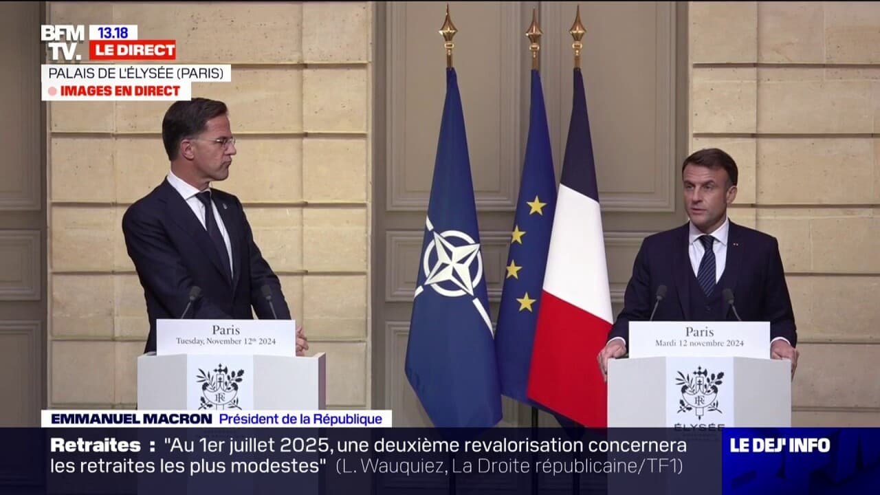 Emmanuel Macron: “Il nous faut une Ukraine forte, une Europe forte et ...