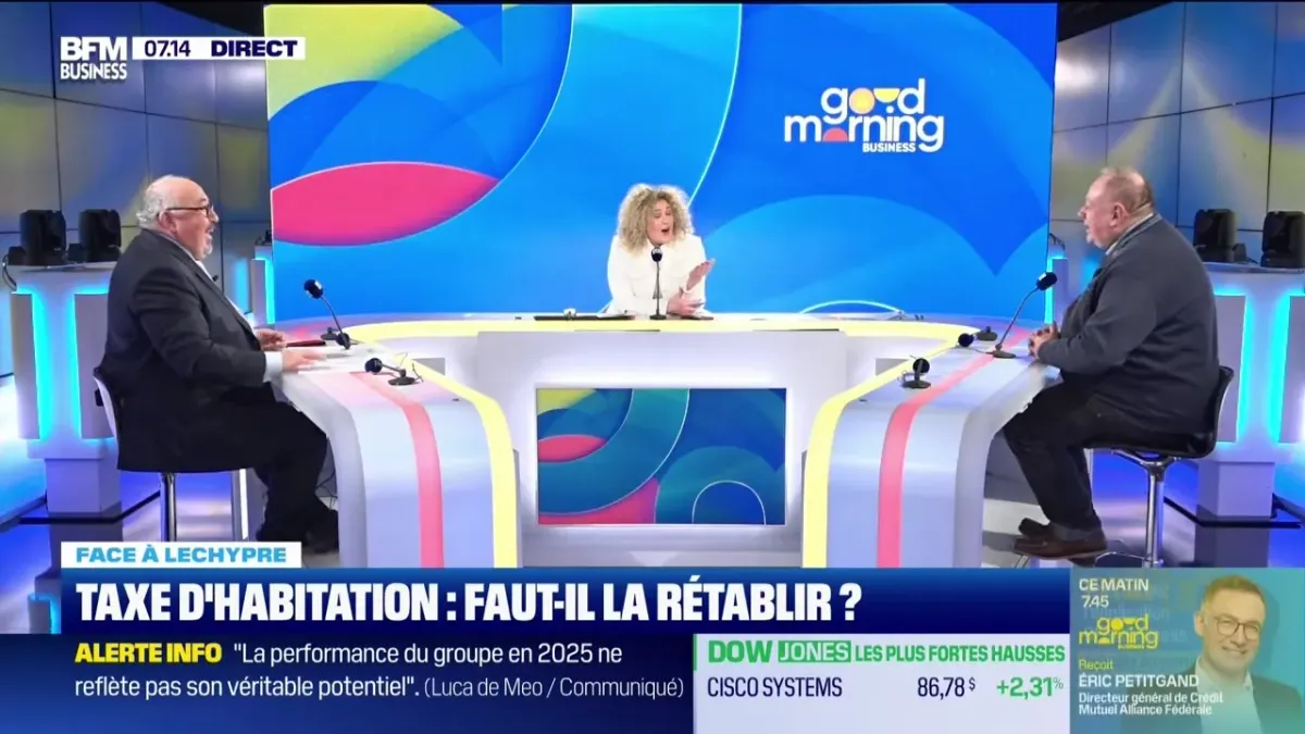 Emmanuel Lechypre face à Jean-Marc Daniel : Taxe d'habitation, faut-il ...