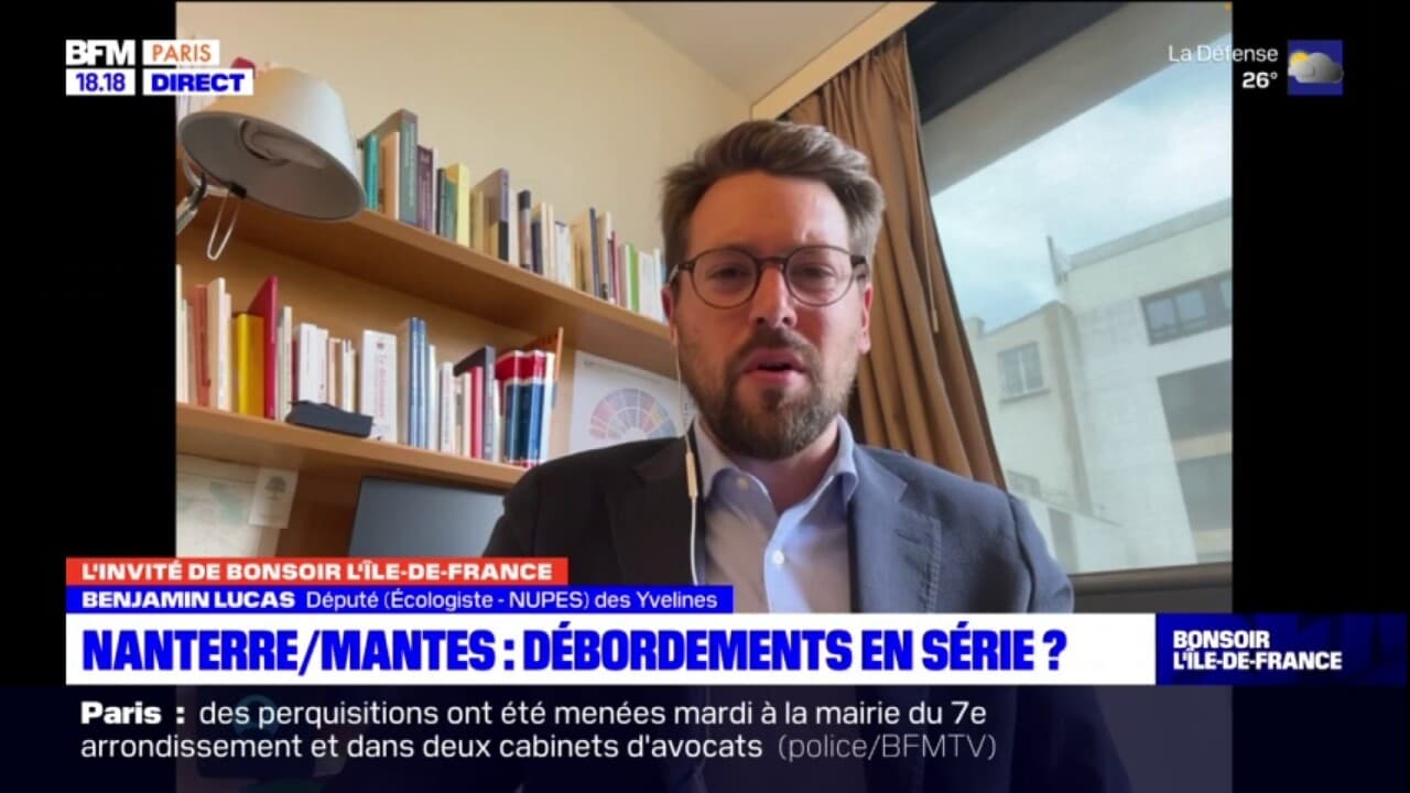 Le député des Yvelines, Benjamin Lucas, réagit aux tensions en Île-de ...