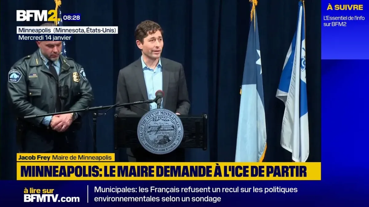 ICE: "Partez !", exige Jacob Frey, maire démocrate de Minneapolis