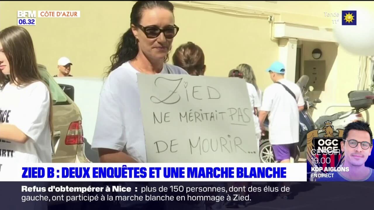 Nice: au moins 200 personnes ont marché en hommage à Zied