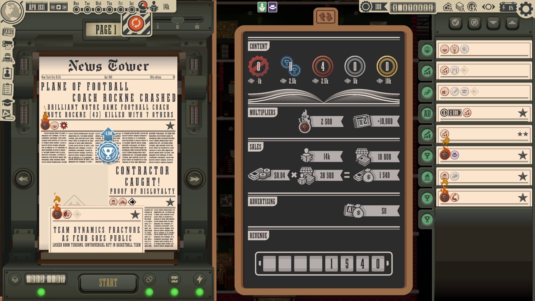 News Tower: le jeu de gestion à l’ambiance impeccable qui vous met face au stress et aux ...