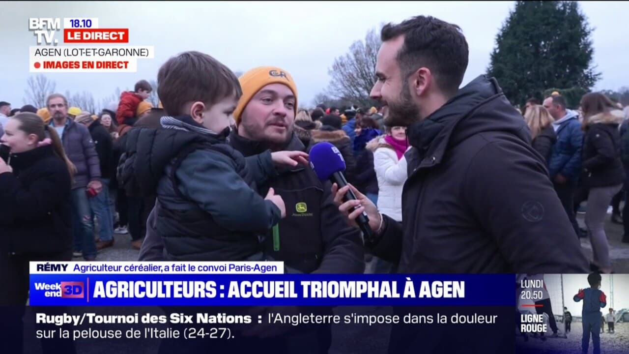 Agriculteurs: de retour de Rungis, le "convoi des héros" reçoit un ...
