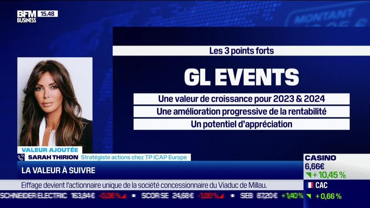 Sarah Thirion (TP ICAP Europe) : Focus sur GL events - 12/06