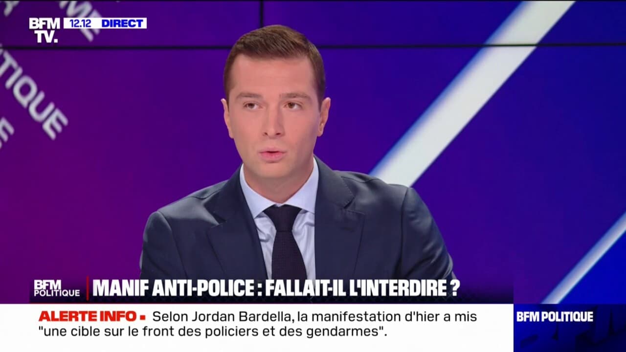 Pour Jordan Bardella, président du Rassemblement national et député ...