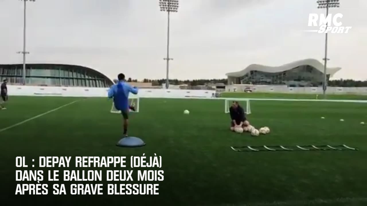 OL : Depay refrappe (déjà) dans le ballon deux mois après sa grave blessure