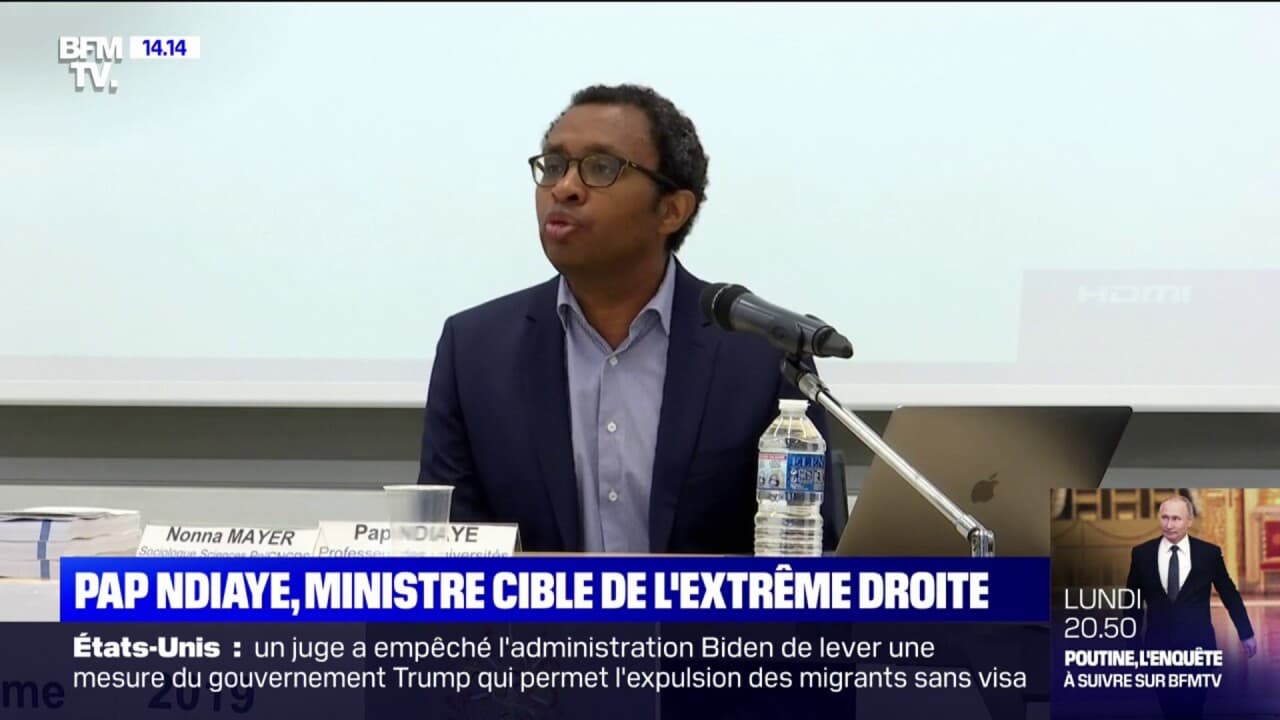 Pap Ndiaye, ministre de l'Éducation, cible de l'extrême droite