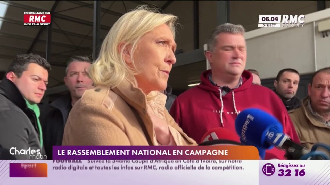 Le Rassemblement national en campagne