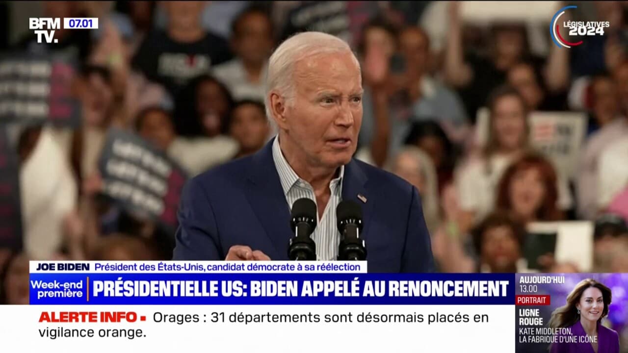 "Je ne débats pas aussi bien qu'autre fois" : en meeting en Caroline du ...