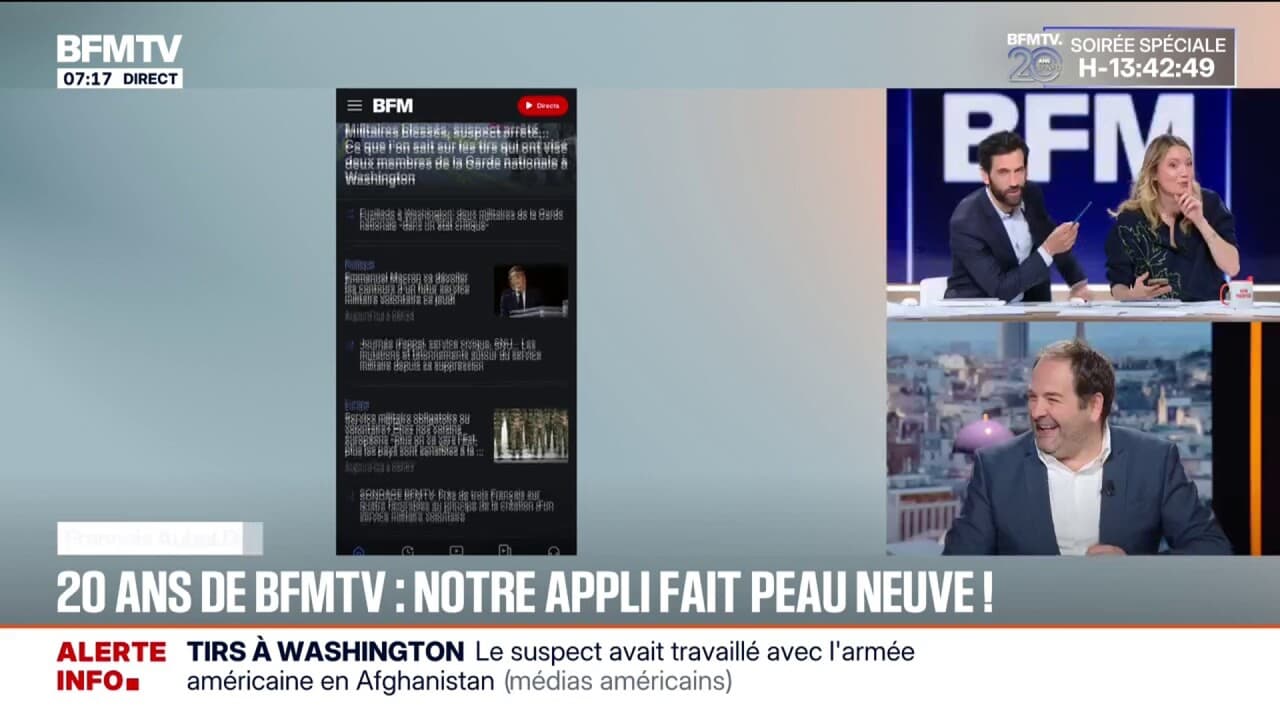 "C'est toute l'info BFM réunie en une seule application": BFM fête ses 20 ans et lance sa ...