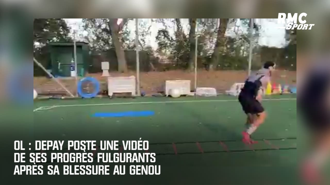 OL : Depay poste une vidéo de ses progrès fulgurants après sa blessure ...