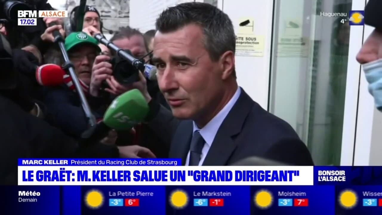 Démission de Noël Le Graët de la présidence de la FFF: Marc Keller, le président du RC ...