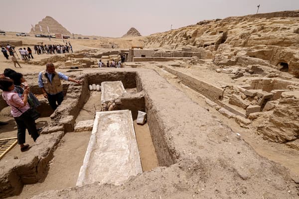 L'Égypte met au jour deux ateliers d'embaumement dans la nécropole de Saqqara