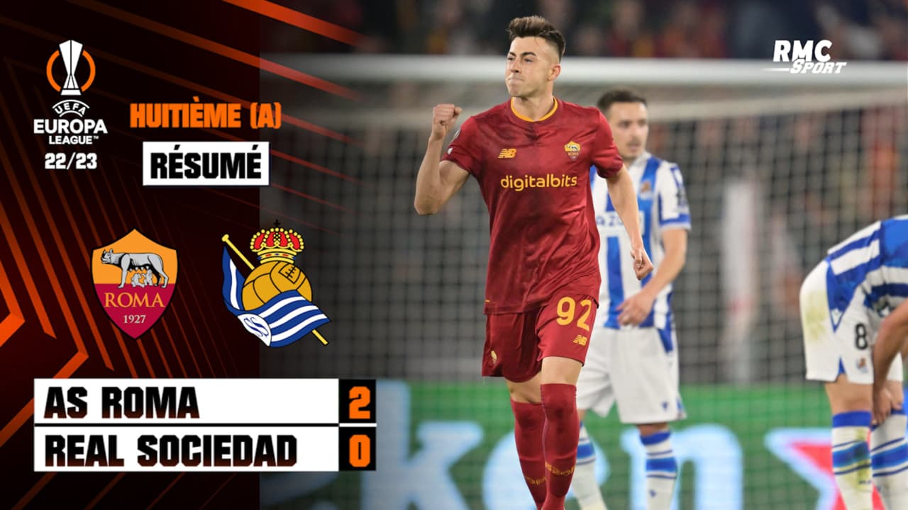 Résumé : AS Roma 2-0 Real Sociedad - Ligue Europa (8e aller)