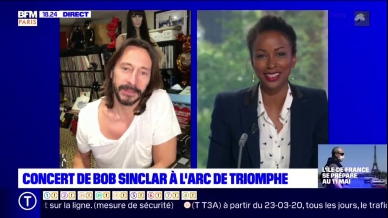 Bob Sinclar prépare un show virtuel depuis l'Arc de Triomphe: "ça va ...