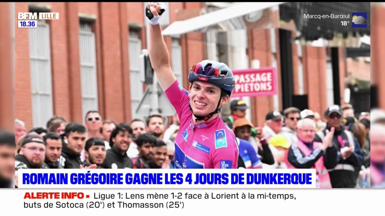Romain Grégoire a remporté les Quatre Jours de Dunkerque