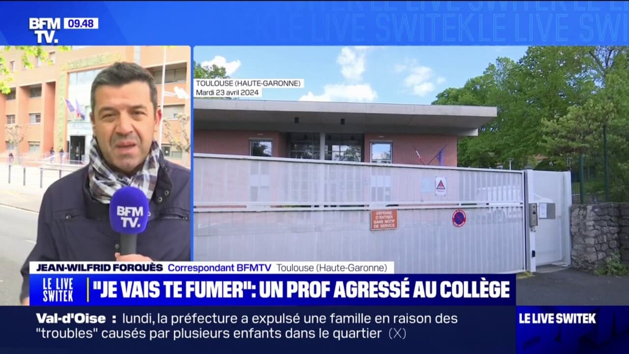 "Je vais te fumer": à Toulouse, un professeur de technologie giflé en plein cours par un élève ...