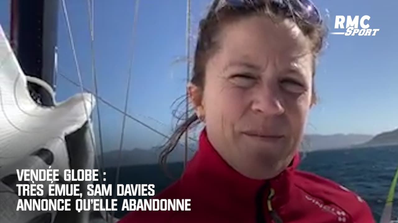 Vendée Globe : Très émue, Sam Davies annonce qu'elle abandonne