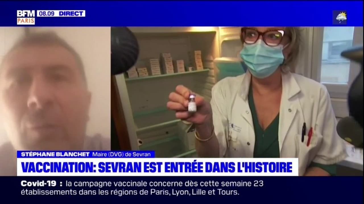 Première vaccination à Sevran: "ce n'est pas qu'un jour symbolique ...