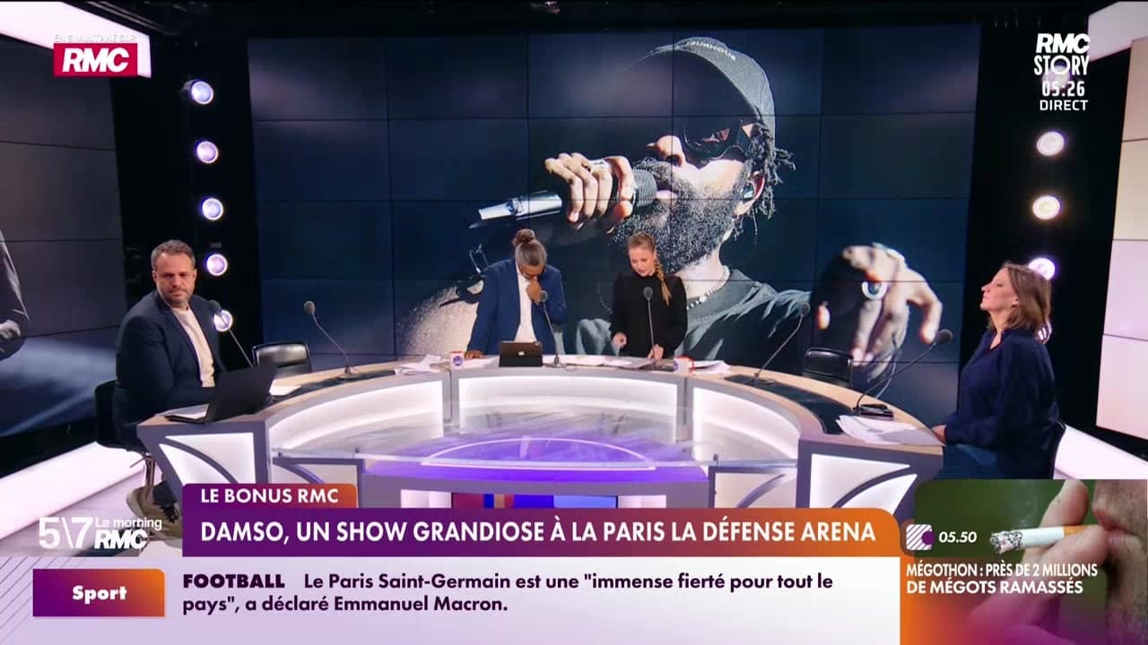 Le bonus RMC : Damso, un show grandiose à La Paris La Défense Arena - 01/06