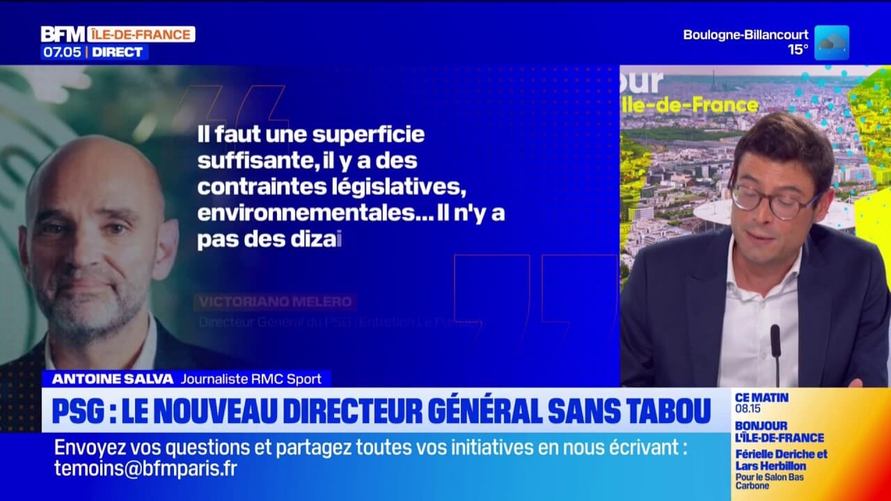 PSG: quelle feuille de route pour Victoriano Melero, nouveau directeur ...