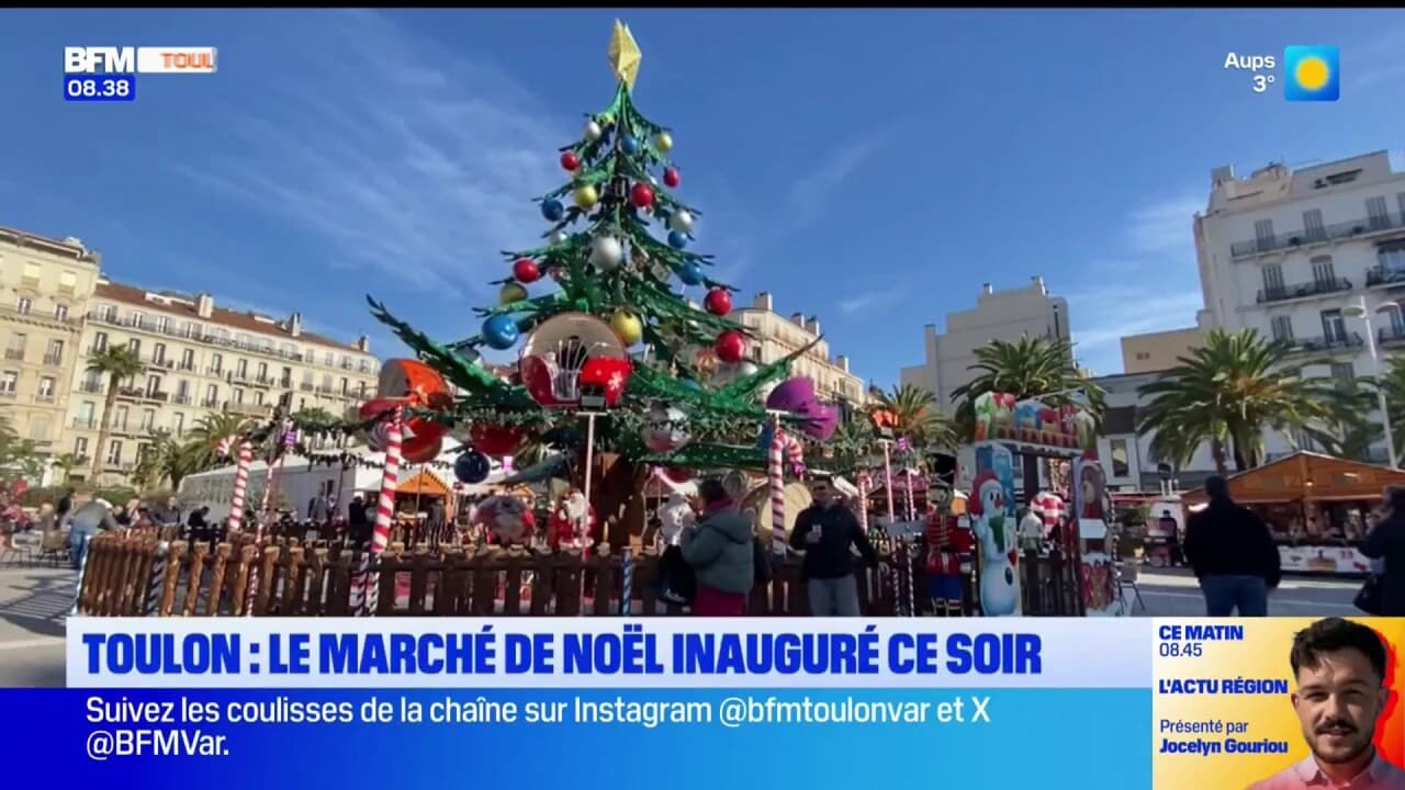 Toulon: le marché de Noël s'ouvre ce vendredi soir
