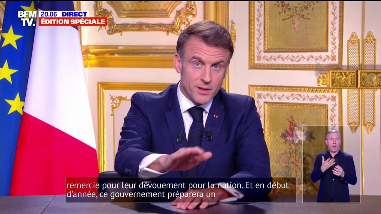Emmanuel Macron: "Le mandat que vous m'avez démocratiquement confié est ...