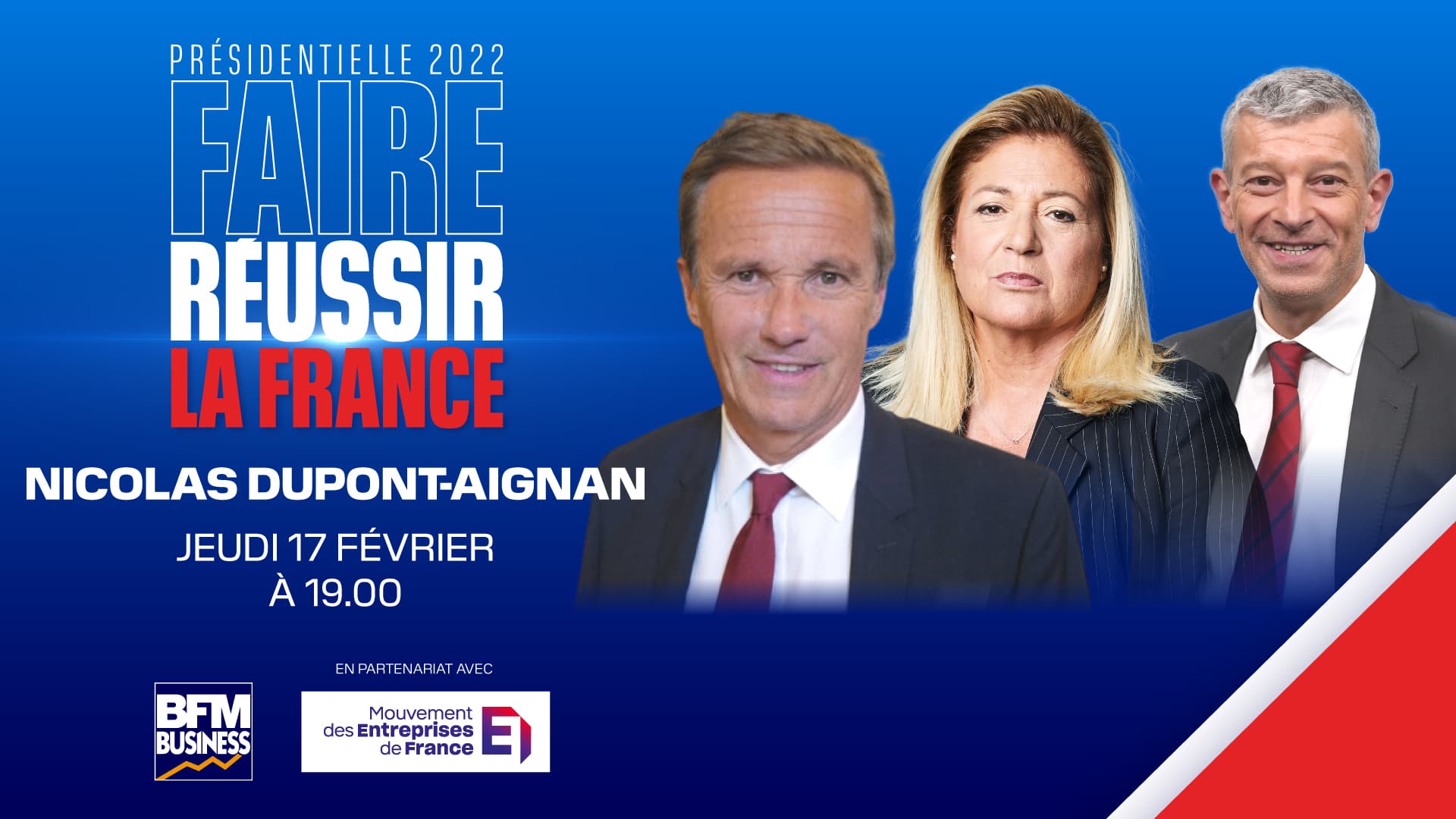 FAIRE REUSSIR LA FRANCE: posez vos questions à Nicolas Dupont-Aignan