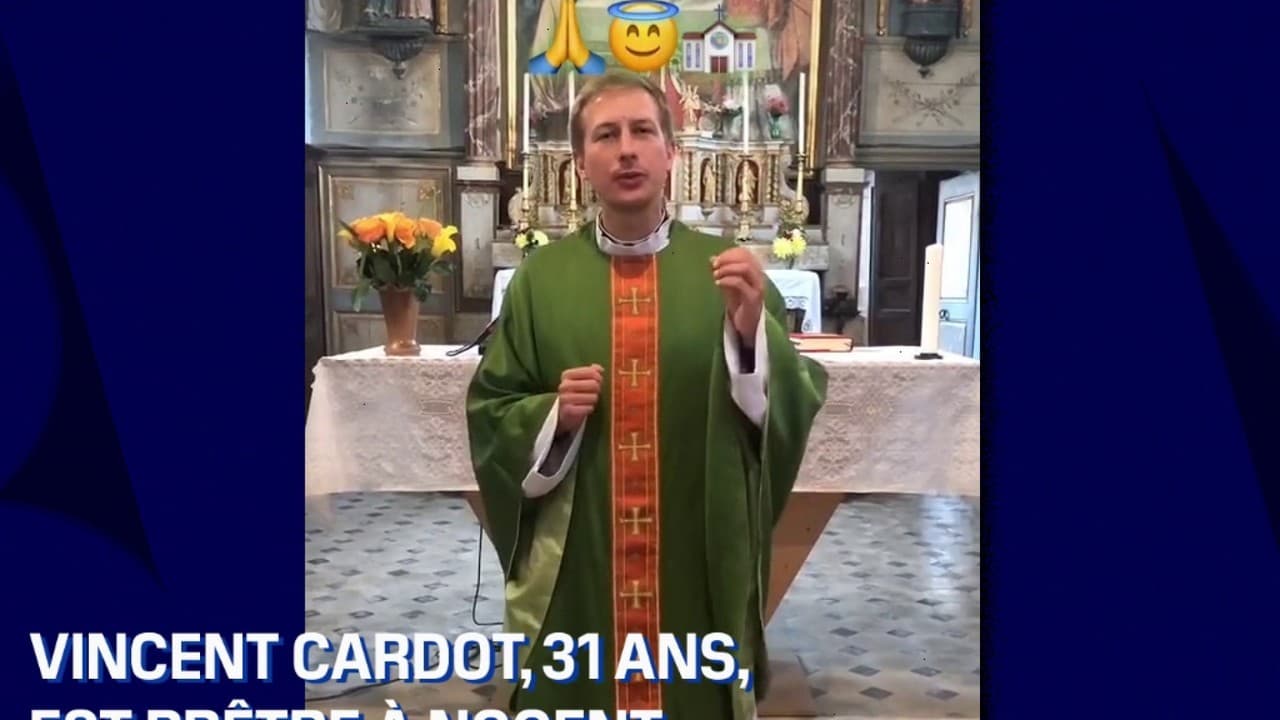 Sur TikTok, le prêtre de Nogent Vincent Cardot s'adresse directement ...