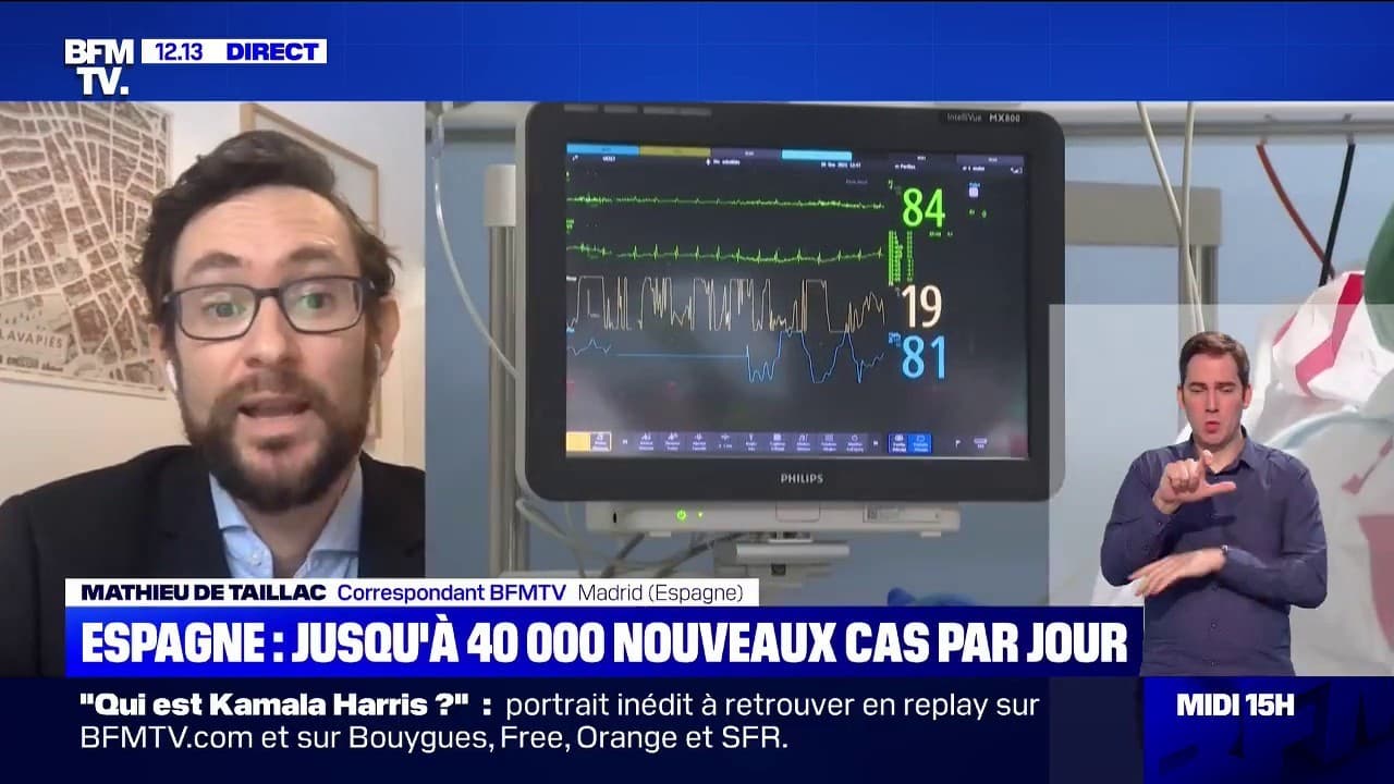 Covid-19: la situation se dégrade en Espagne avec une moyenne de 40.000 ... Covid-19: la situation se dégrade en Espagne avec une moyenne de 40.000 ...