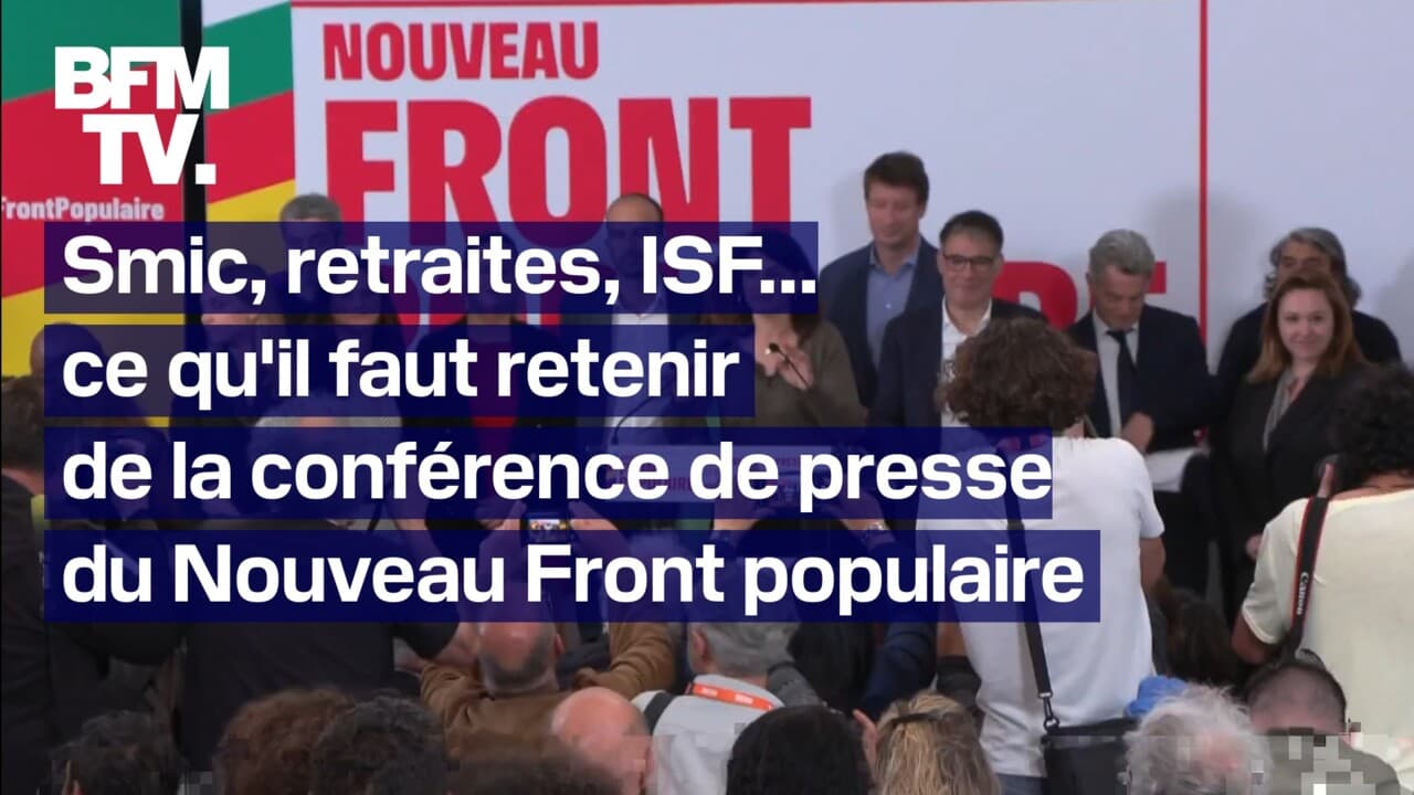 Smic Retraites Isf… Ce Quil Faut Retenir De La Conférence De Presse
