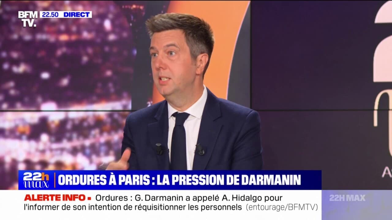 Déchets à Paris: Gérald Darmanin a appelé Anne Hidalgo pour l'informer ...