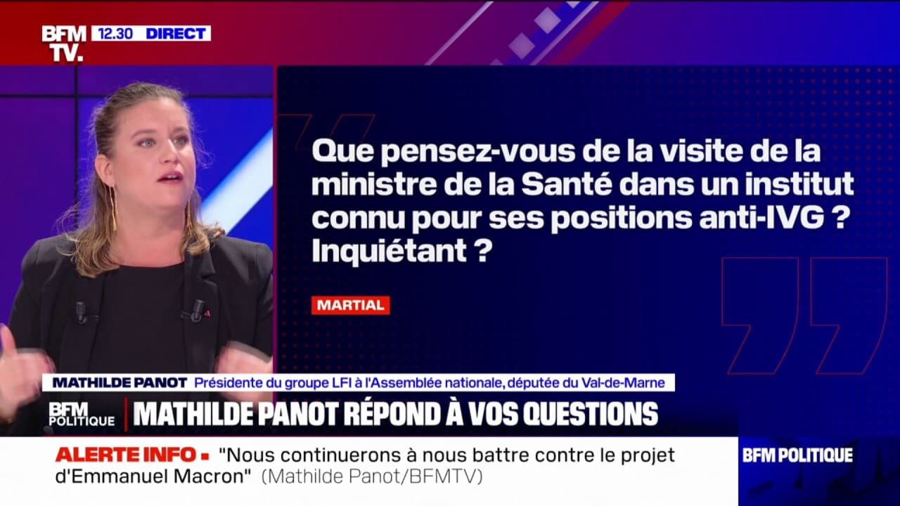 Visite de la ministre de la Santé dans un institut anti-IVG: "C'est ...