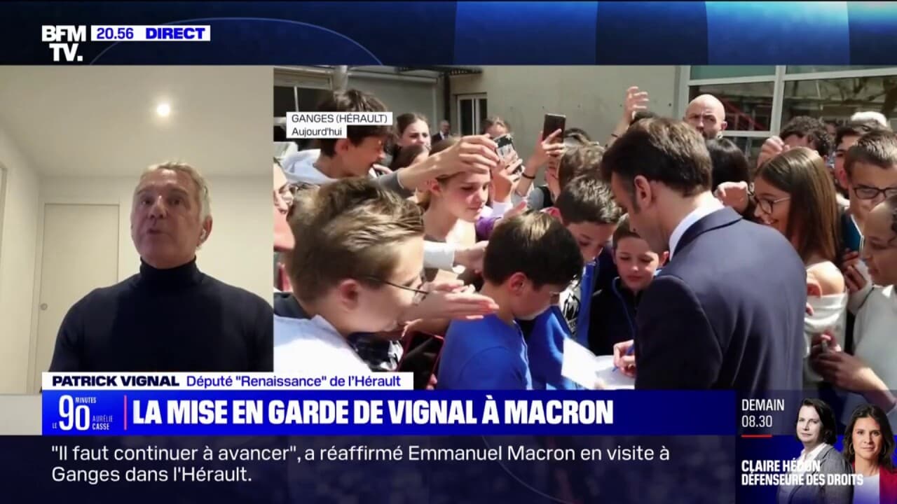 Pour Patrick Vignal (Renaissance), Emmanuel Macron devrait "laisser ...