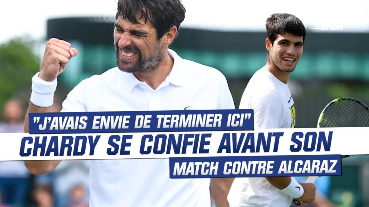 Wimbledon : "J'avais envie de terminer ici", Chardy s'exprime avant sa ...