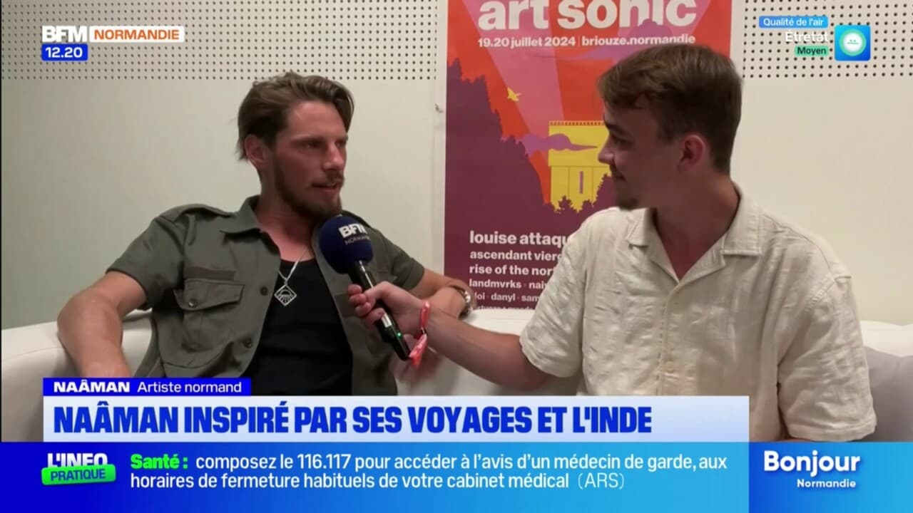 Le chanteur normand Naâman est parti s'installer en Inde