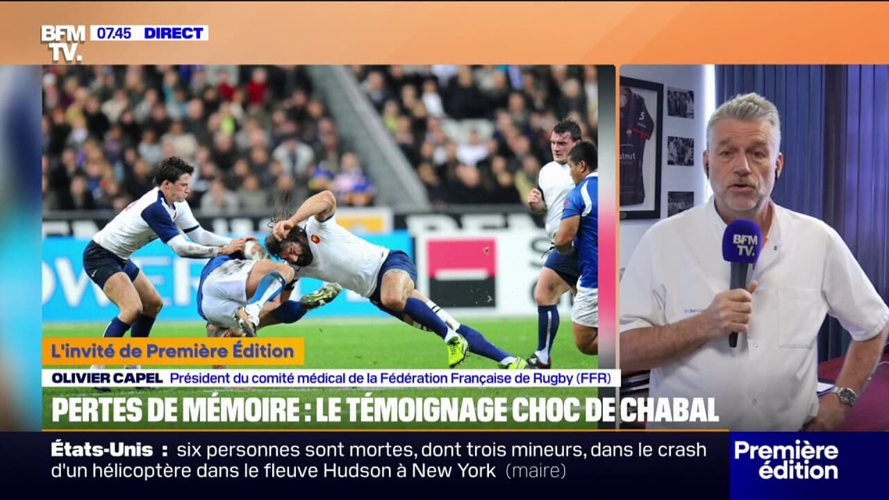 "Sébastien Chabal a une amnésie qu'il faut évaluer", souligne le ...
