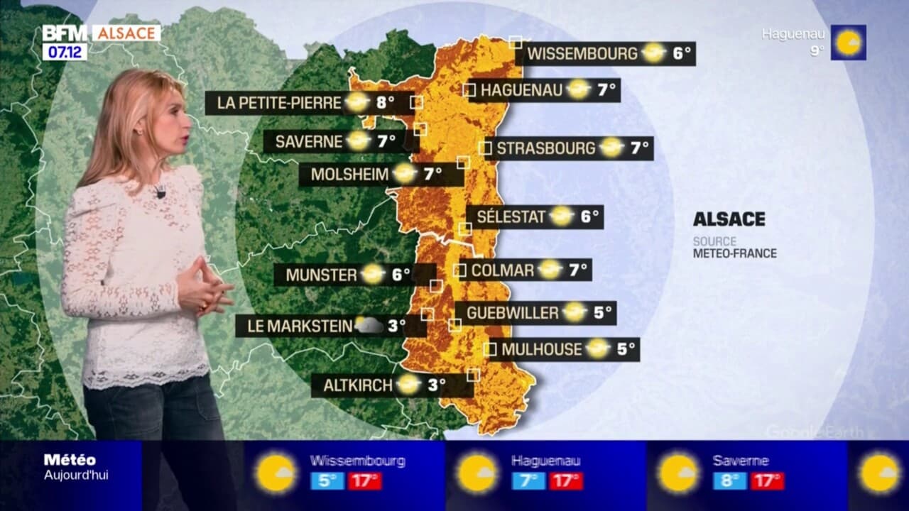 Météo Alsace: un ciel légèrement voilé mais des éclaircies, 18°C à ...