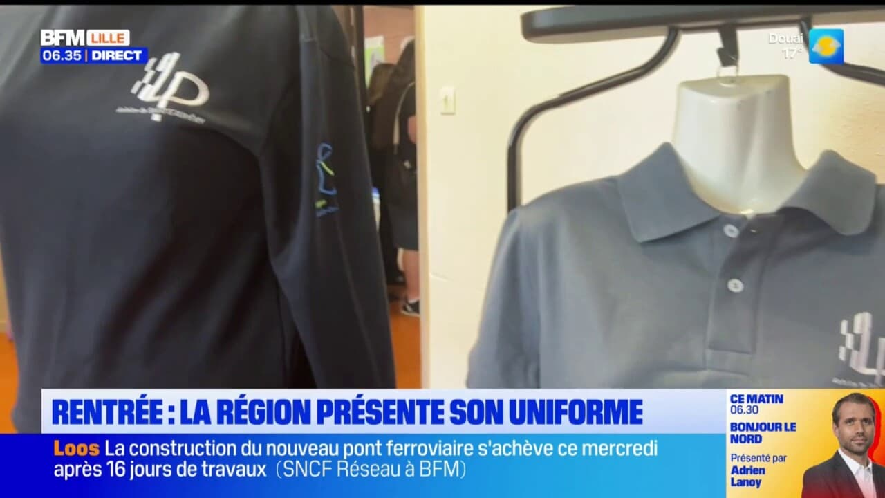 Rentrée scolaire: la région des Hauts-de-France présente son uniforme