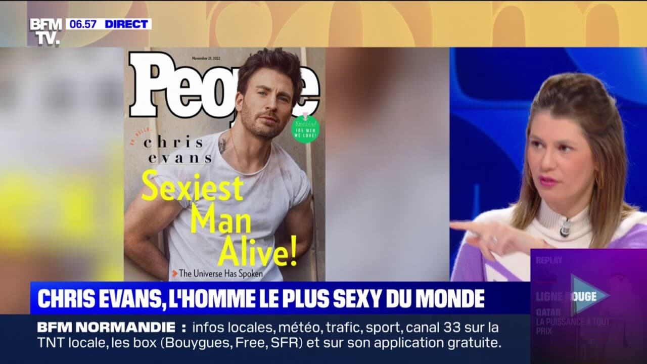 Chris Evans sacré "homme le plus sexy du monde" par le magazine People