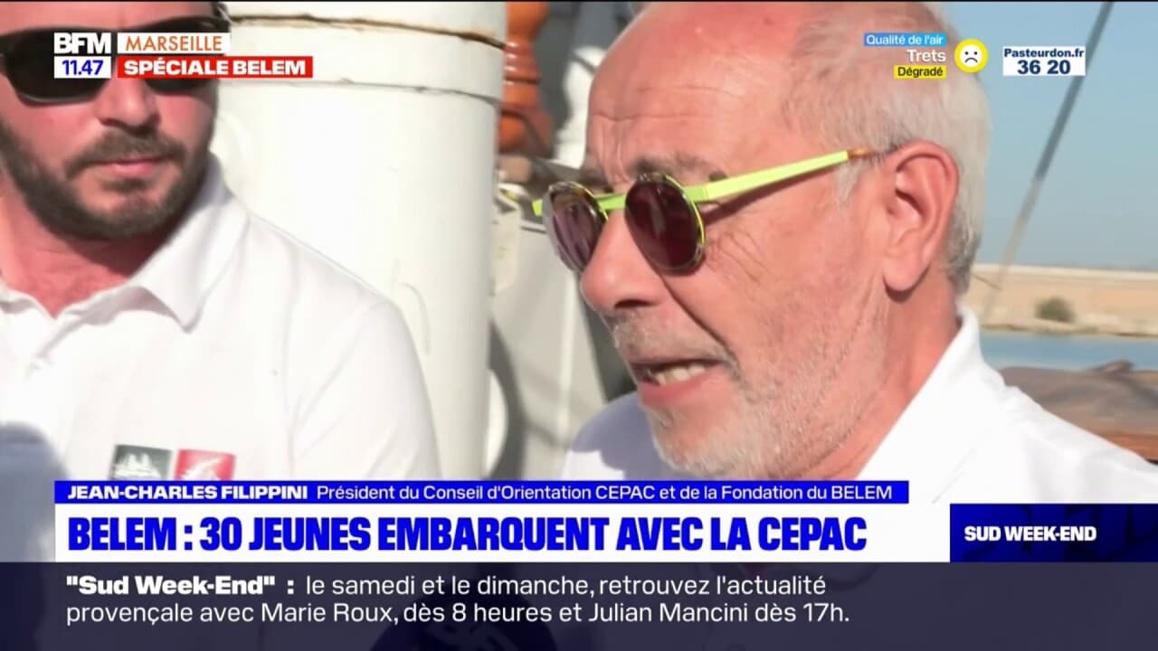 Marseille: 30 jeunes vont voyager à bord du Belem pour un projet d ...