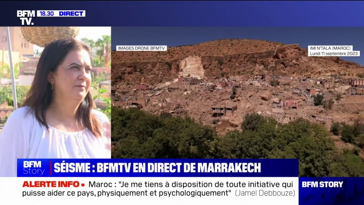 Séisme au Maroc: "La société civile est très active, on essaye de tous ...