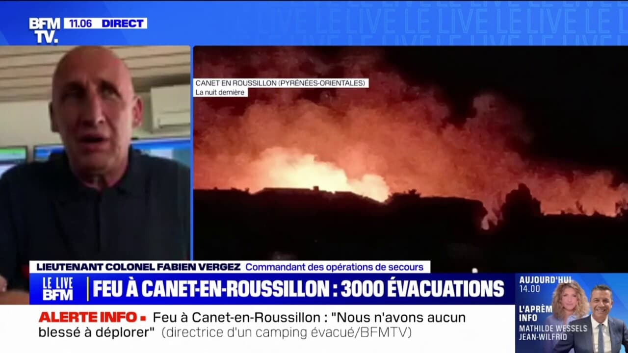 Lieutenant Colonel Fabien Vergez (commandant des opérations de secours ...