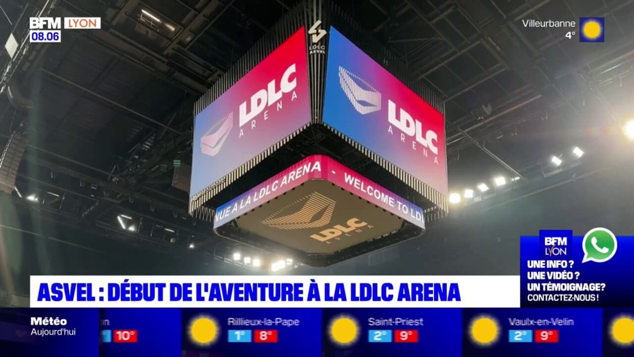 ASVEL: début de l'aventure à la LDLC Arena
