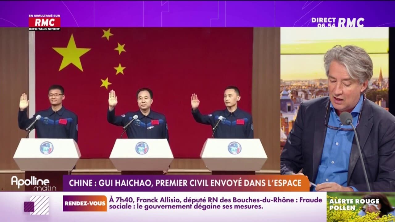 Gui Haichao, premier civil chinois envoyé dans l'espace